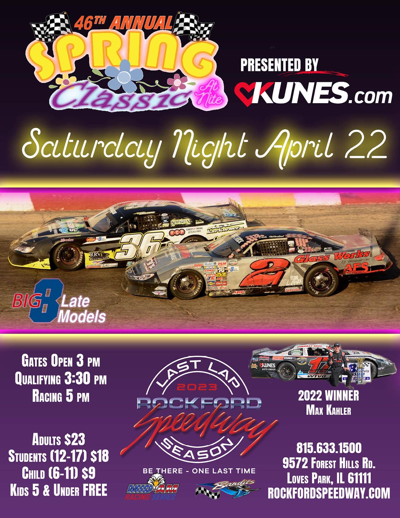 46TH ANNUAL SPRING CLASSIC SET FOR SATURDAY NITE, APRIL 22ND | Big 8 ...
